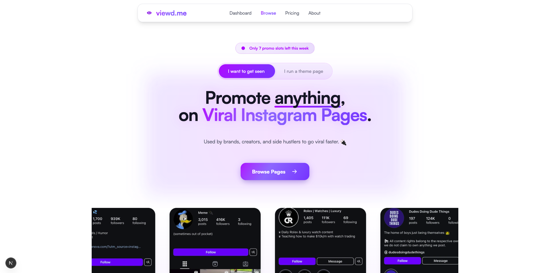 Viewd.me | Arrfounder